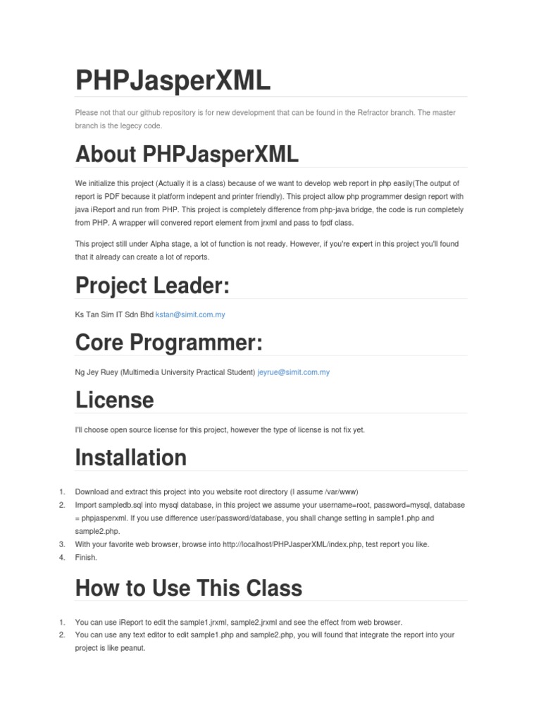 Manual Php Software Development 