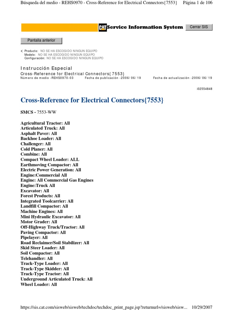 Conectores CAT | PDF | Electrical Connector | Ac Power Plugs And Sockets