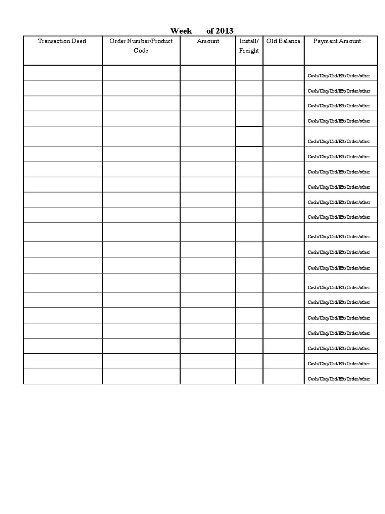 2013 Transaction Deed Summary | PDF
