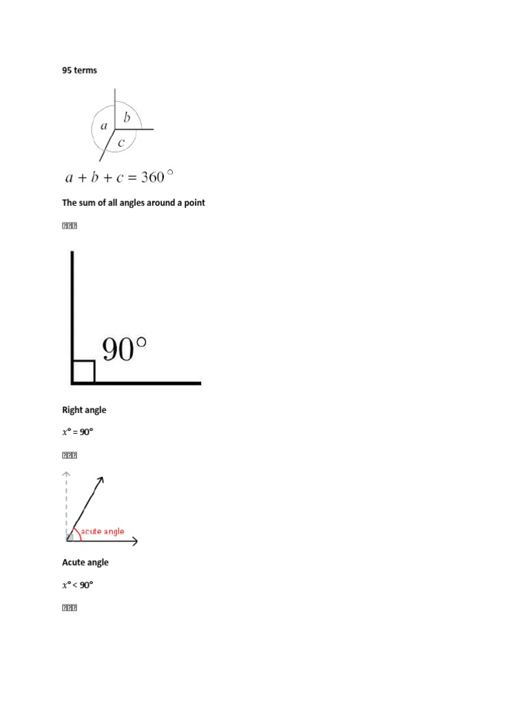 Geometry FlashCards | PDF | Circle | Triangle