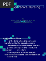 4 - Post Operative Nursing Management | PDF | Surgery | Anesthesia