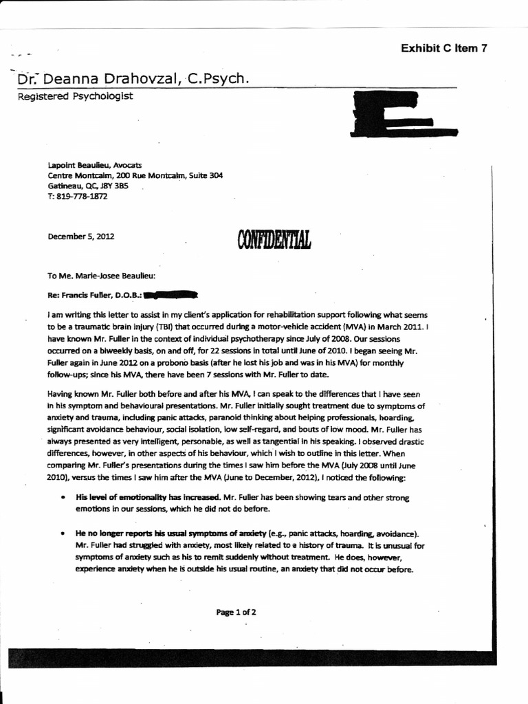 EXHIBIT C - ITEMS 7 To 12 PDF | PDF | Wellness | Science & Mathematics