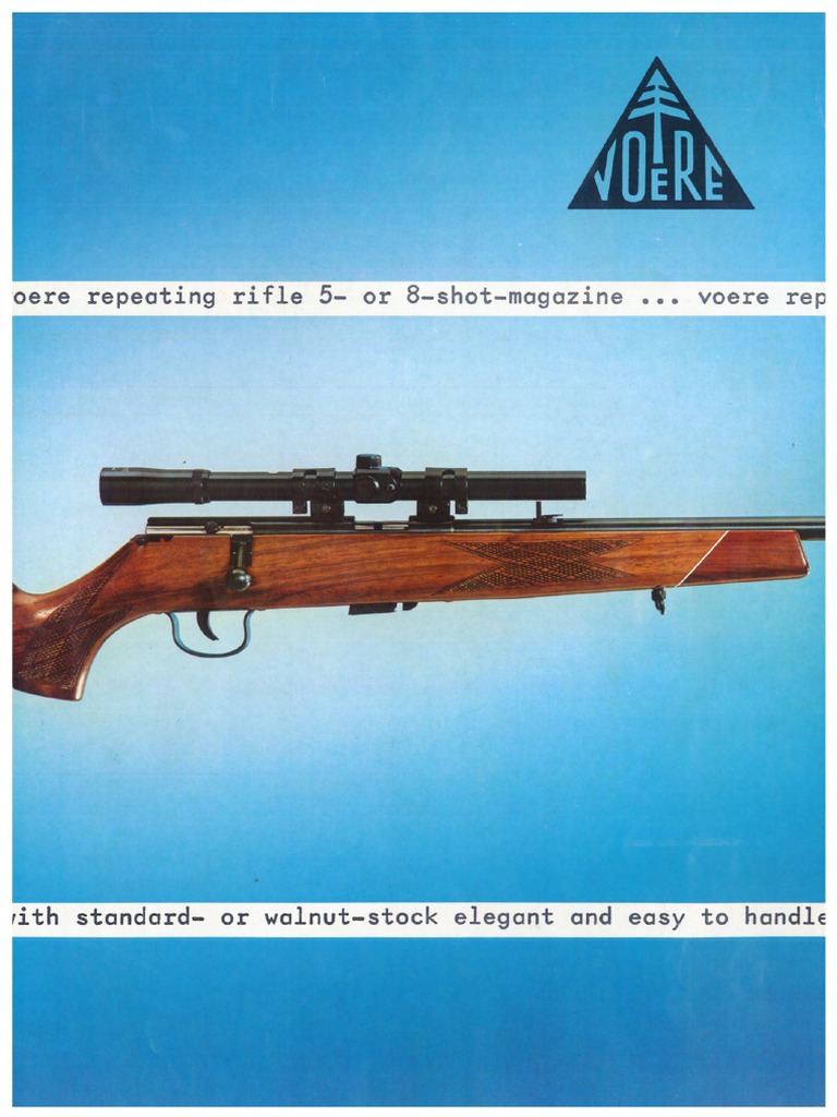 Voere (Germany) 2107 Rifle Brochure | PDF