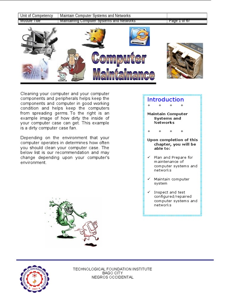 IV - Maintain Computer Systems and Networks | Download Free PDF ...