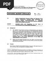 DBM National Budget Circular No. 521 PDF | PDF | Business