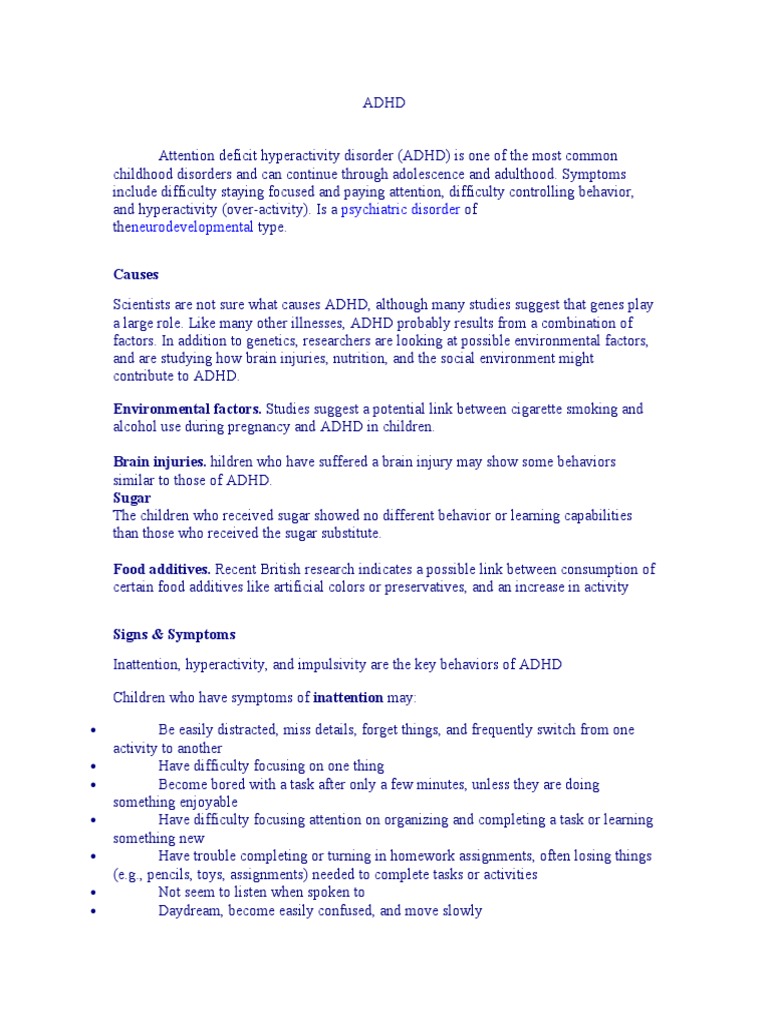 Psychiatric Disorder Neurodevelopmental | PDF | Dyslexia | Attention ...