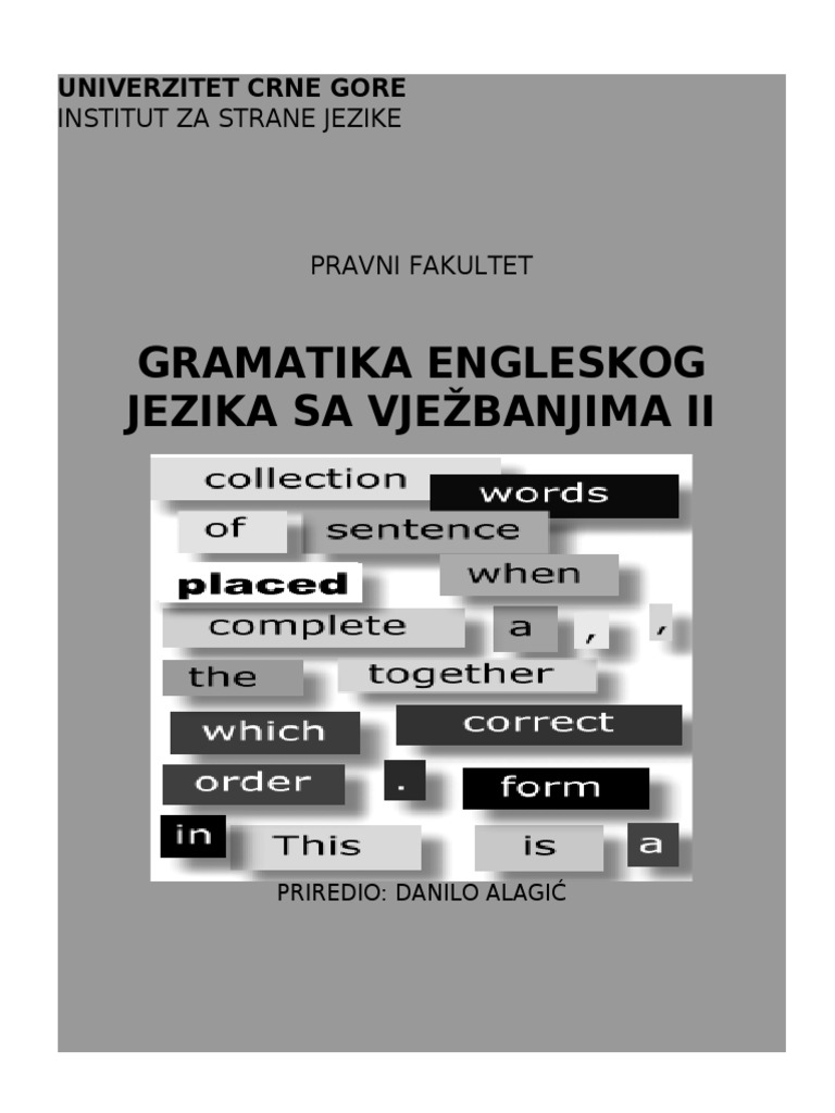 Skripta II Revised | PDF | Perfect (Grammar) | Grammatical Tense
