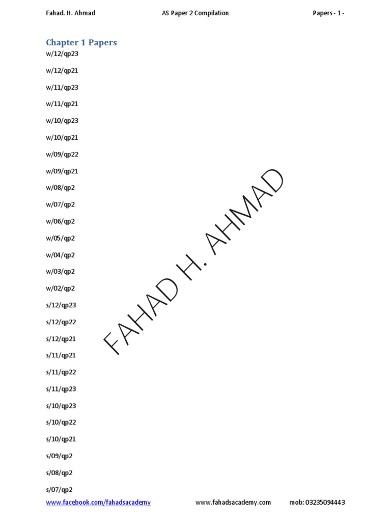 As Levs Paper 2 Compilation | PDF | Branches Of Thermodynamics ...
