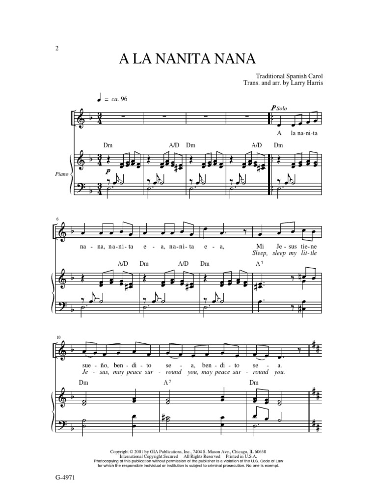 A La Nanita Piano | PDF