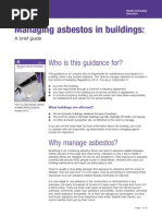 Asbestos Safety Checklist | PDF | Asbestos | Personal Protective Equipment