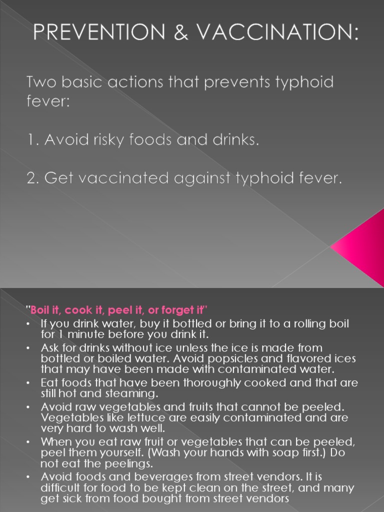 Typhoid | PDF | Vaccines | Rtt