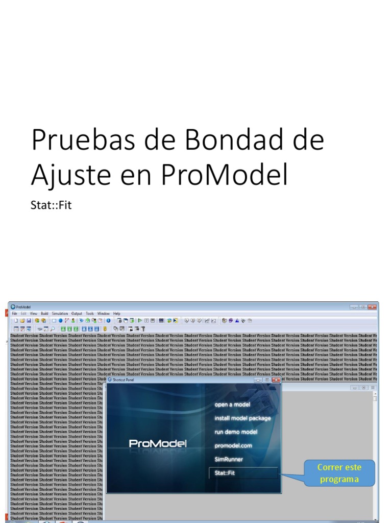 Pruebas de Bondad de Ajuste en ProModel PDF | PDF