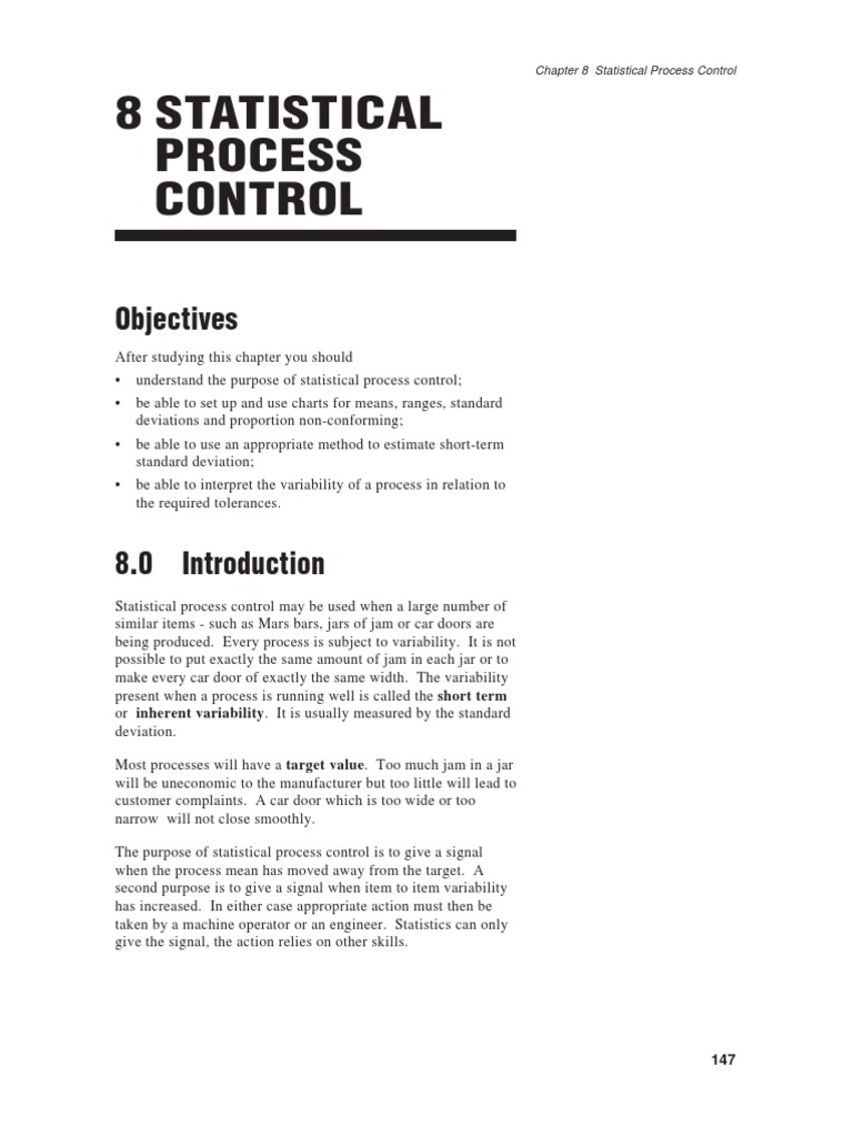 Statistical Process Control | PDF | Business
