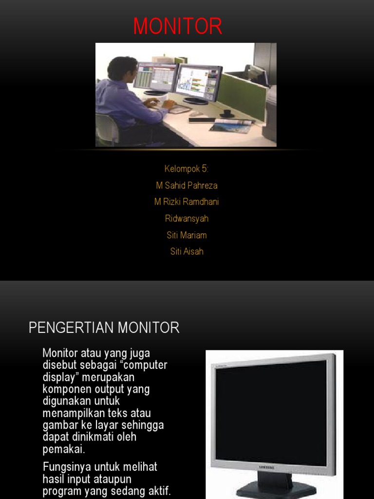 Presentasi Monitor | PDF