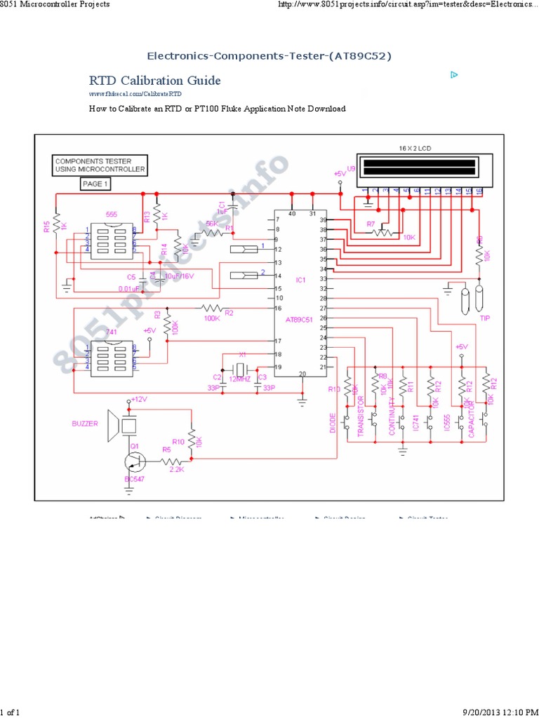 RTD Calibration Guide for Electronics Testing | PDF | Science & Mathematics
