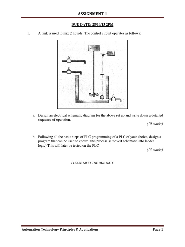 Introduction To PLC Assignment | PDF