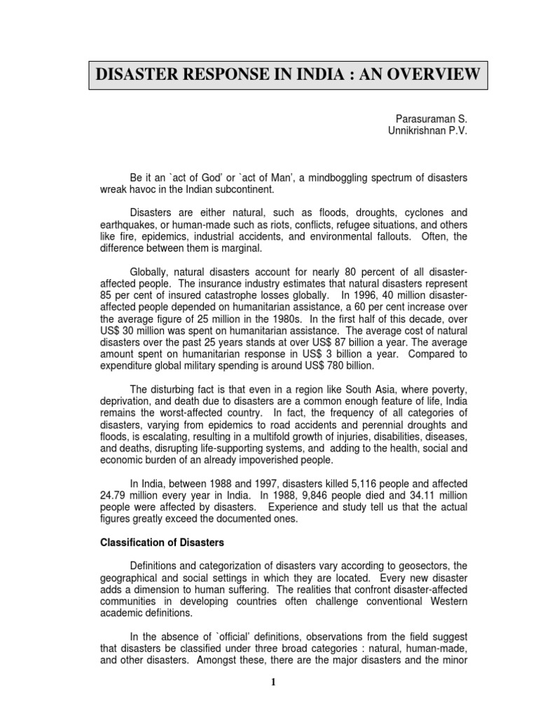 8793954309-Disaster Management Trainng Material | PDF | Emergency ...