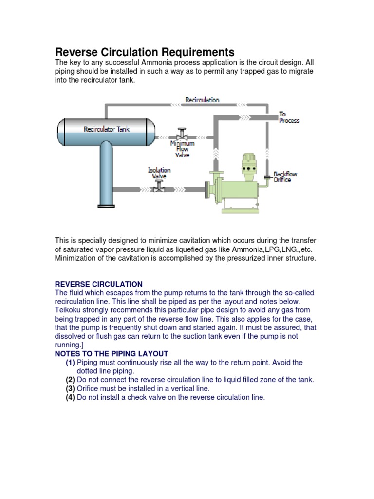 Reverse Circulation Pump PDF | PDF | Pump | Fluid Mechanics