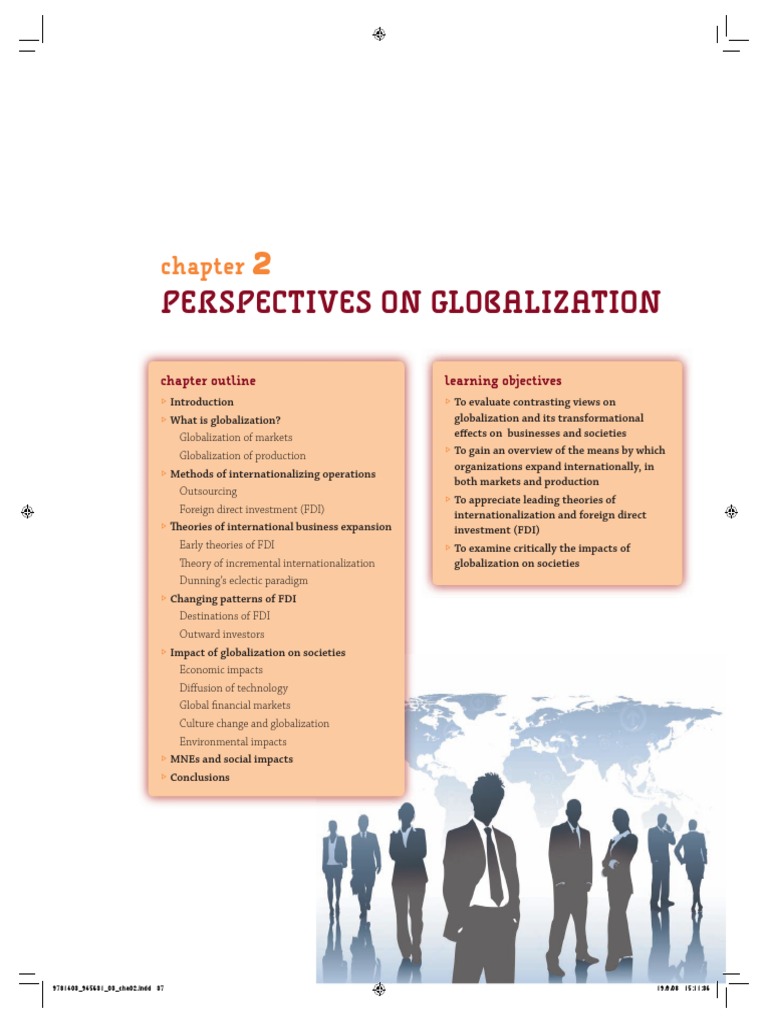 Perspectives On Globalization | PDF | Globalization | Outsourcing