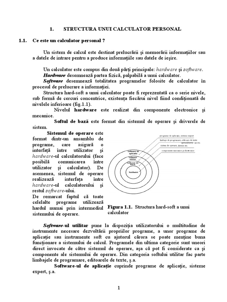 Structura Unui PC | PDF
