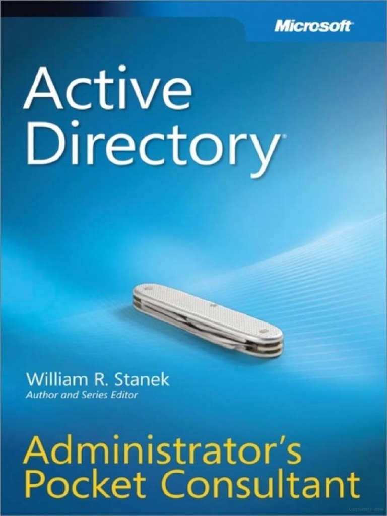 Active Directory Pocket Administrator PDF | PDF