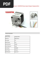 42SHDC3025-24B Stepper Motor Specs | PDF | Science & Mathematics