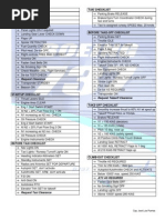 PMDG BOEING 737 CHECKLIST