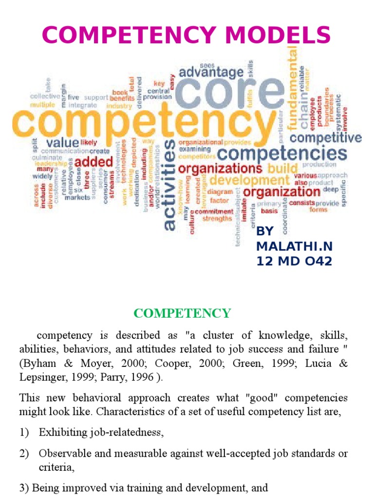 Competency Mapping Models | PDF | Competence (Human Resources) | Human ...