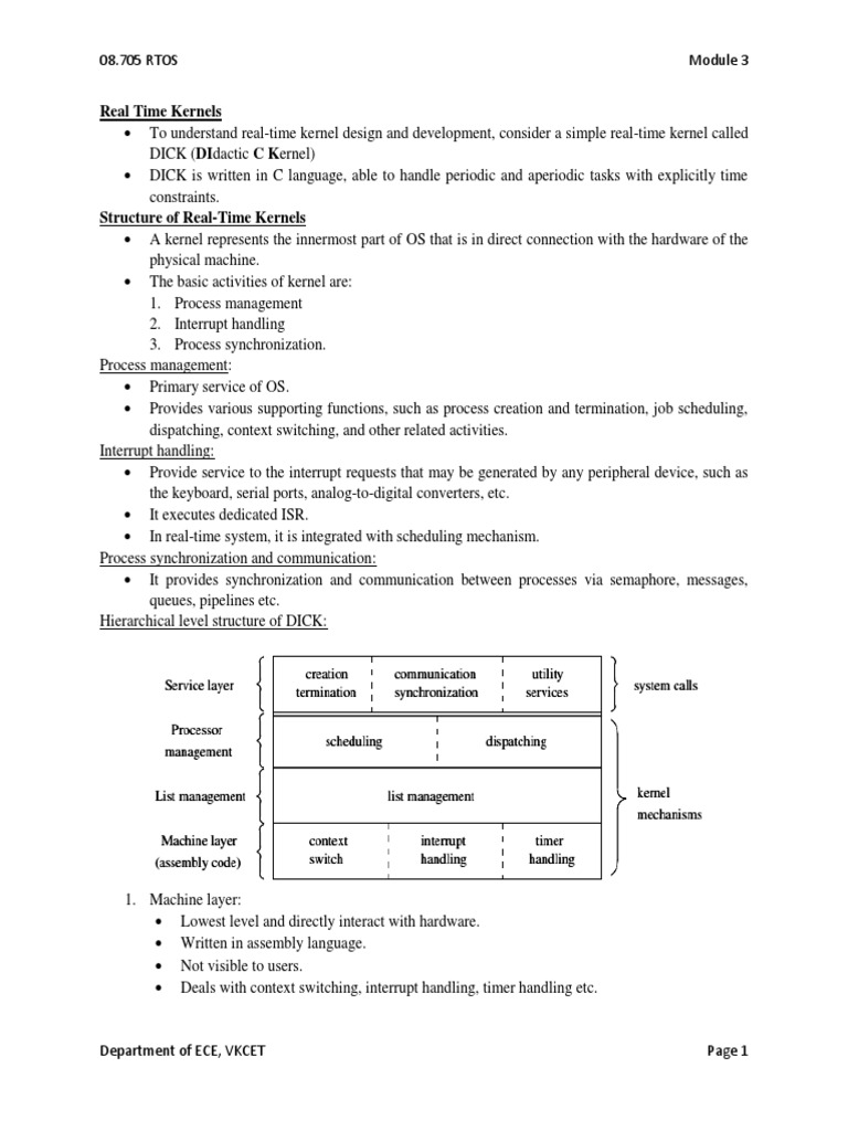 08.705 RTOS Module 3 Notes | PDF | Message Passing | Kernel (Operating ... 08.705 RTOS Module 3 Notes | PDF | Message Passing | Kernel (Operating ...