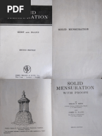 Solid Mensuration Formulas | PDF | Area | Triangle