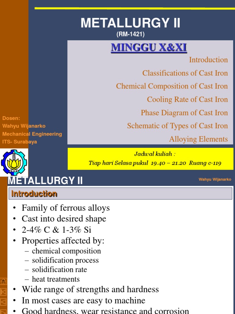 Metallurgy of Cast Iron: An In-Depth Review of the Properties ...