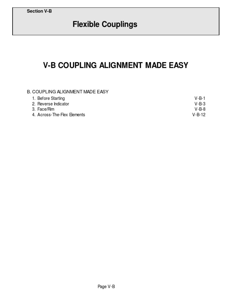Coupling Alignment Made Easy | PDF