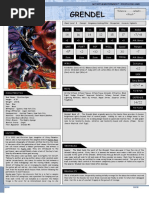 Mutants & Masterminds - Character Sheet - 2nd ed | Leisure | Sports