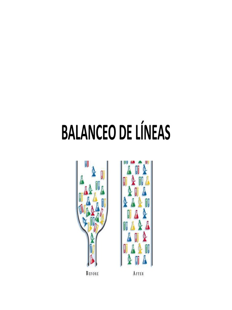 Balanceo de Líneas | PDF | Ritmo | Transporte