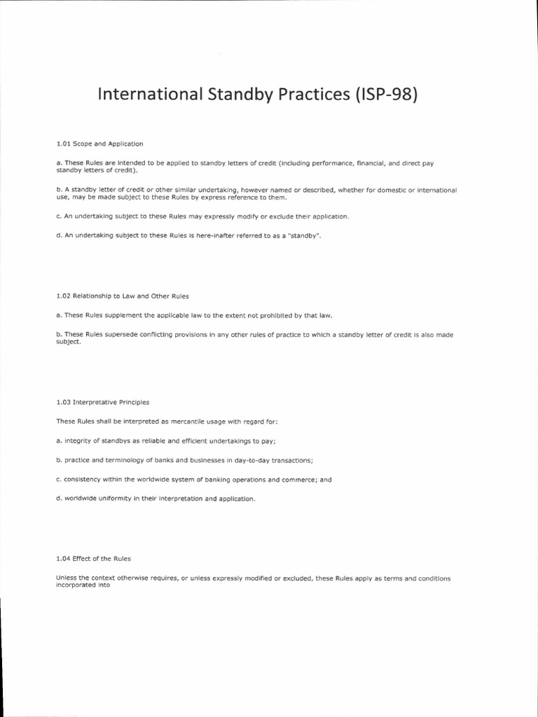 ISP 98-Question PDF | PDF