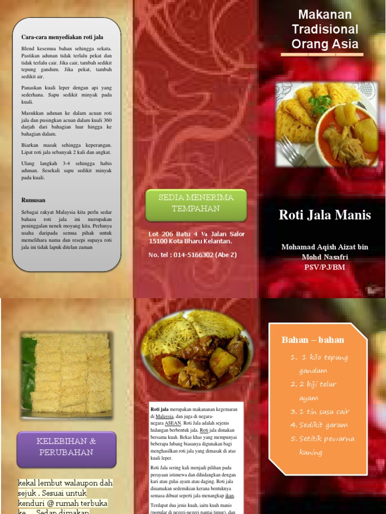 Brosur Roti Jala - Djocx | PDF