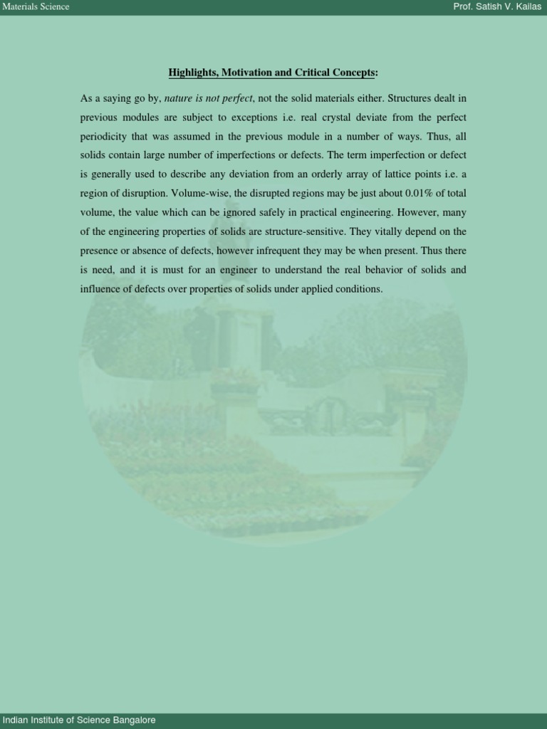 Critical Concepts in Material Science | PDF | Dislocation | Crystallite