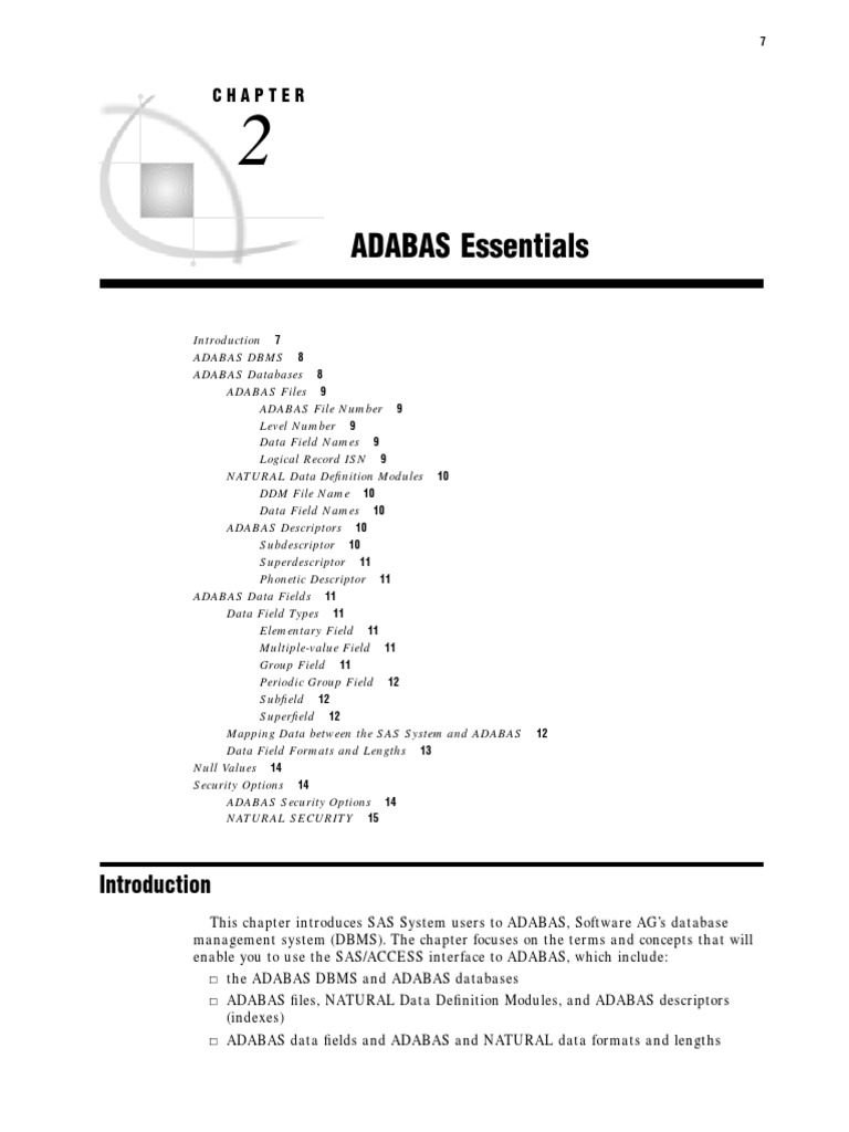 ADABAS Essentials.pdf | Library (Computing) | Databases