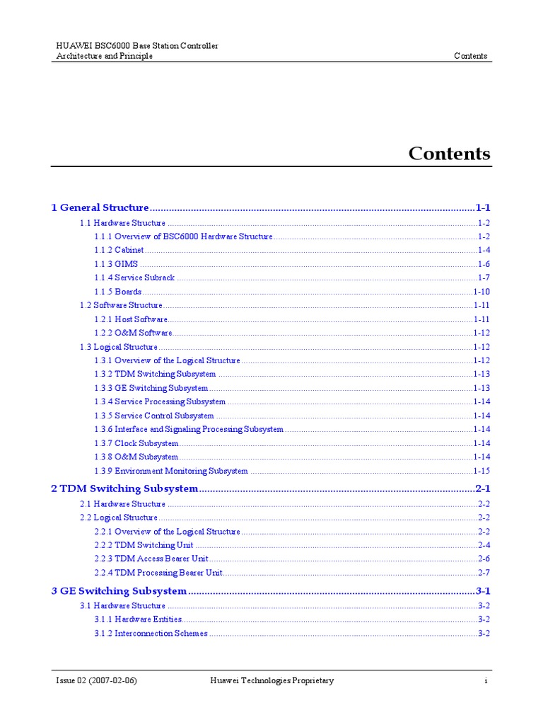 BSC6000 Architecture and Principle | PDF | Operating System | Networks