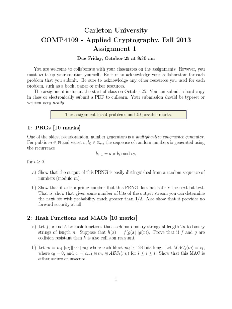 A1 Pdf Pdf Key Cryptography Secrecy