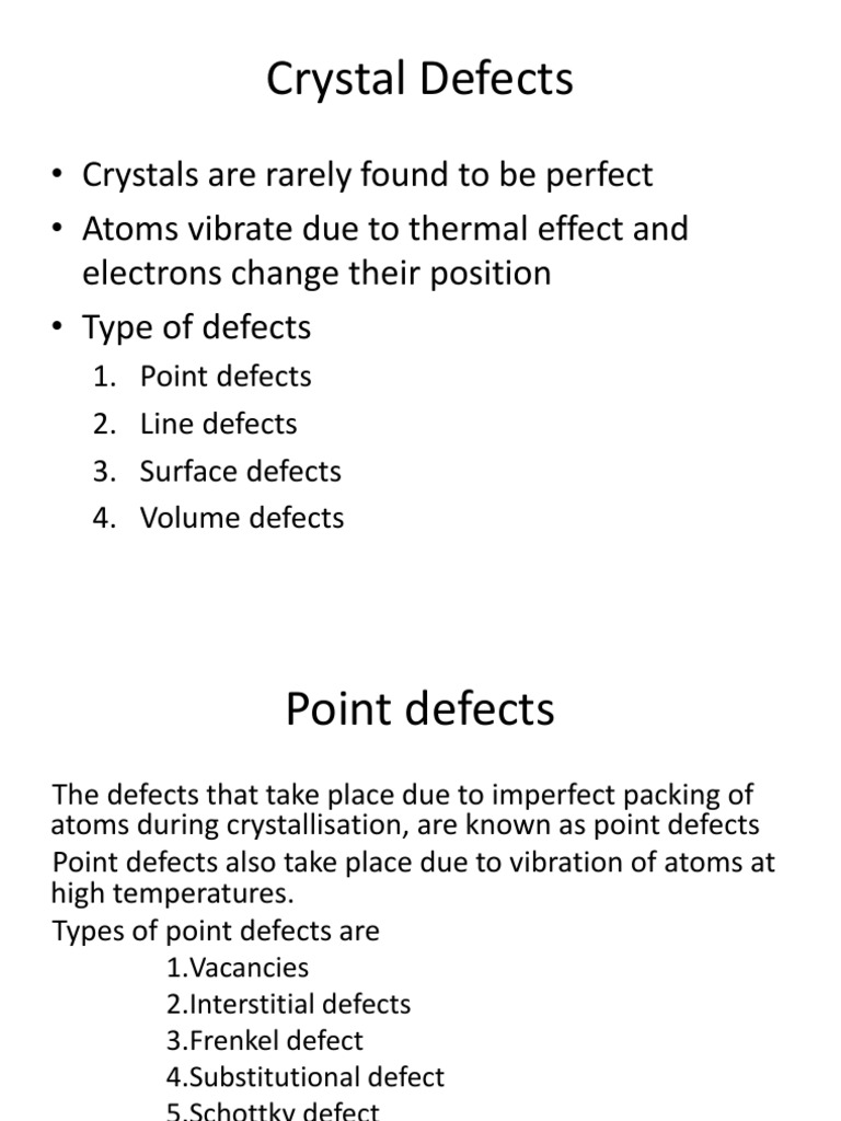 04 Crystal Defects | PDF | Dislocation | Crystallite