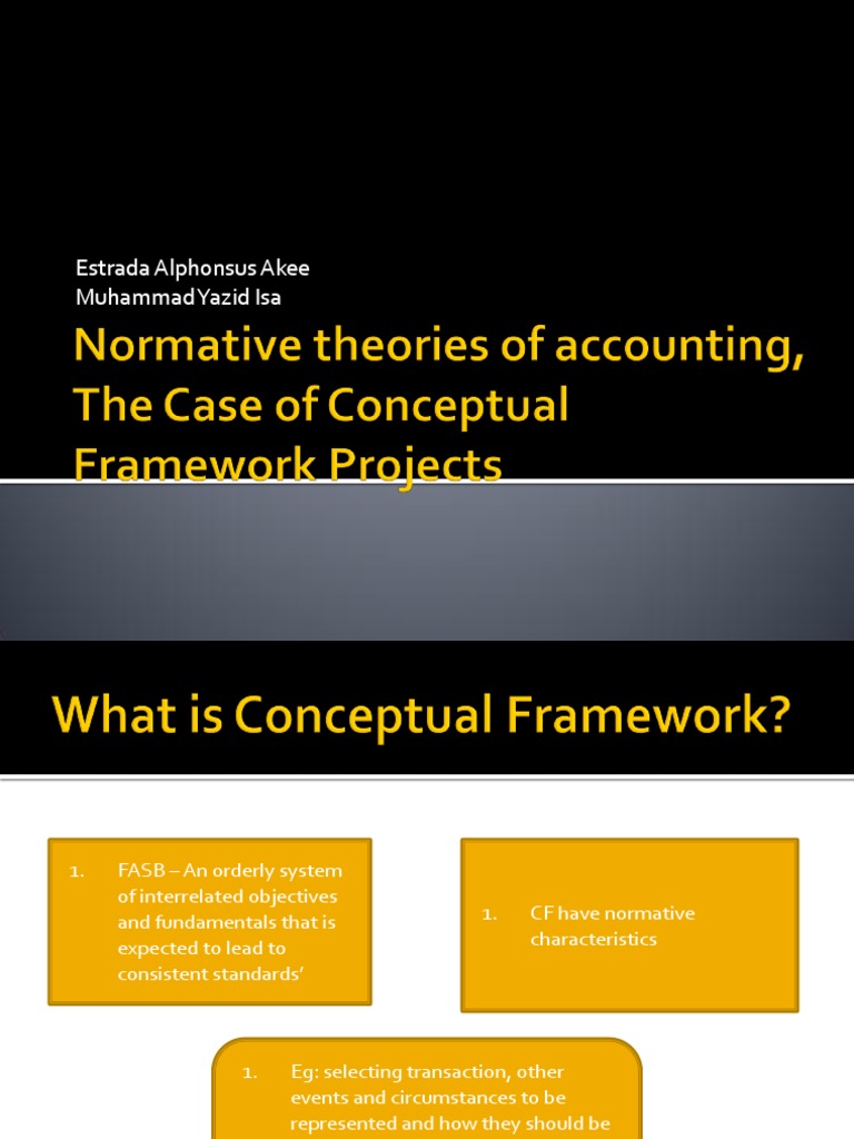Presentation On Conceptual Framework of Accounting | Financial ...