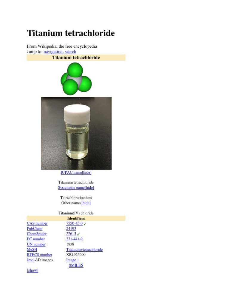 TICL4 | Inorganic Chemistry | Organic Chemistry