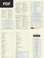 Crown Melbourne Restaurants Conservatory Price List | PDF | Fee | Money