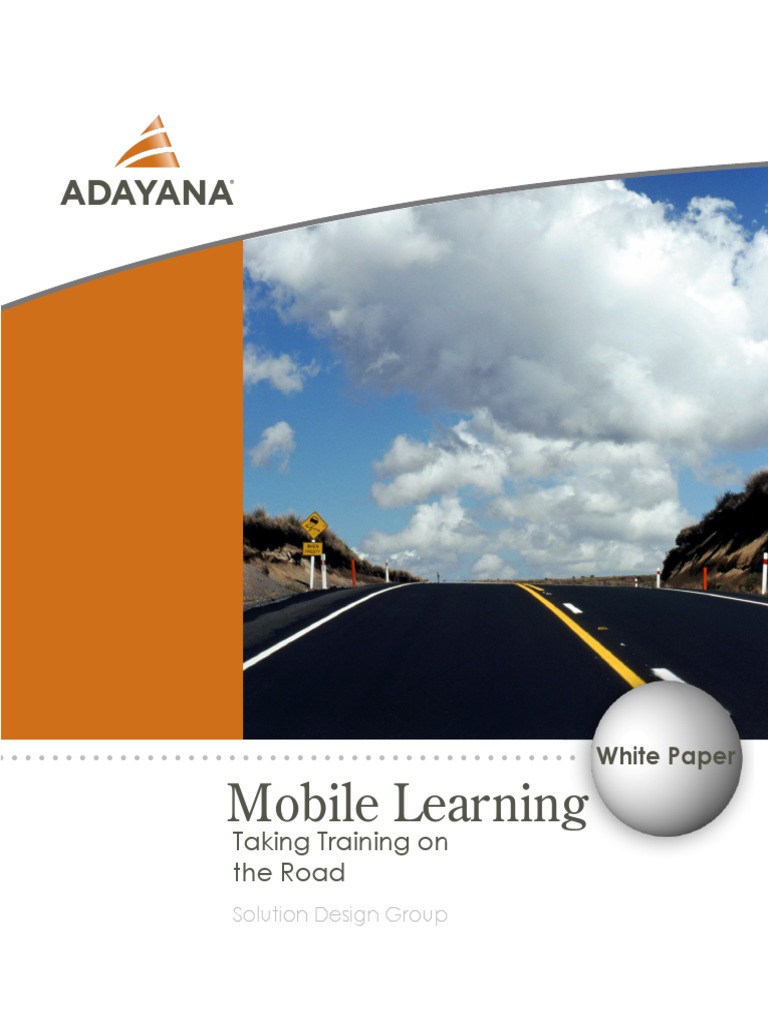 Mobilelearning Full | PDF | Educational Technology | Podcast