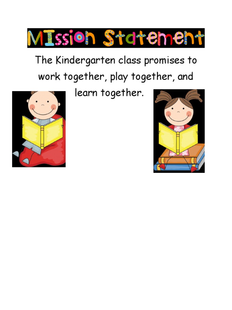 The Kindergarten Mission Statement | PDF