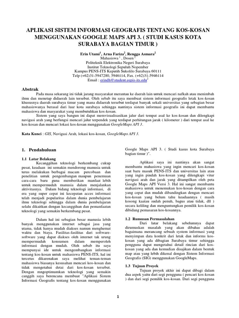Jurnal Tentang Gmap3 PDF | PDF