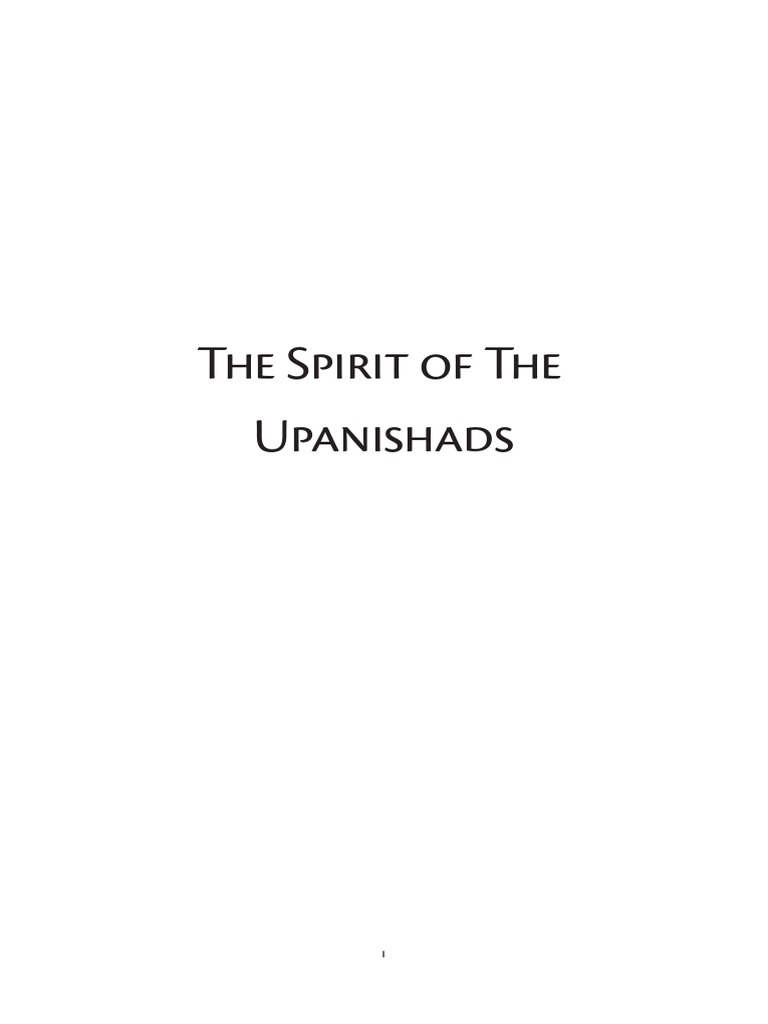 Yogi Ramacharaka - The Spirit of The Upanishads, 1907 PDF | PDF | Ātman (Hinduism) | William ...