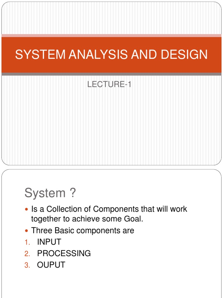 System Analysis and Design | PDF | Software Prototyping | Class (Computer Programming)