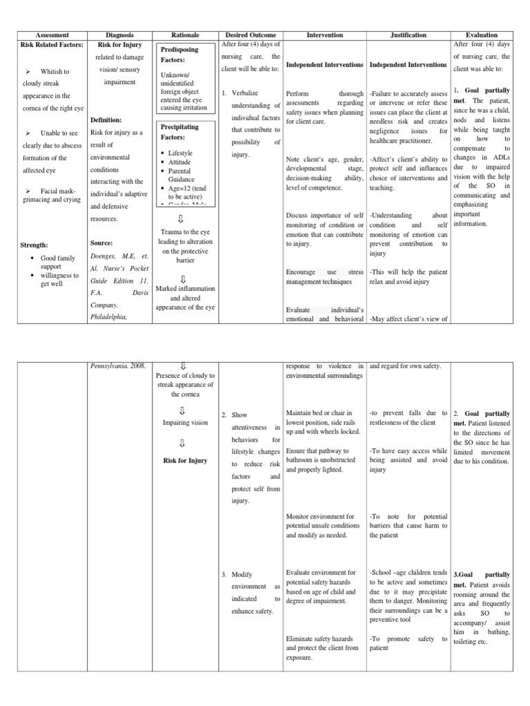 NCP- Risk for Injury.doc | Risk | Safety
